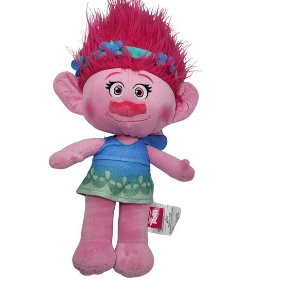 Dreamworks | Toys | Trolls Poppy Plush Pink Hair Huggable Doll Nap ...